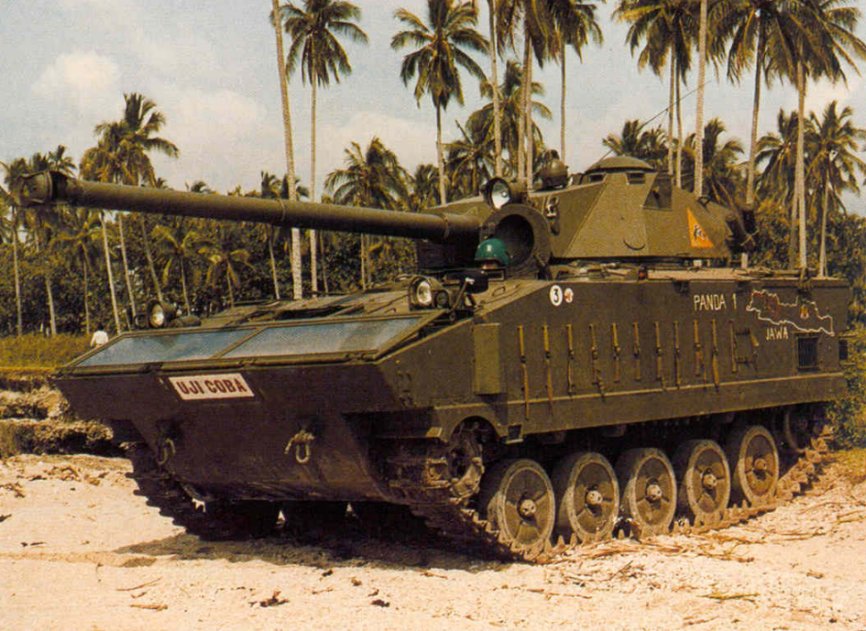 AMX-10 PAC 90: Amphibious Fire Support Vehicle Korps Marinir TNI AL ...