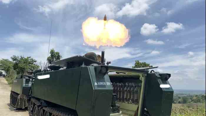 AD Filipina Terima M125A2 Armored Mortar Carriers - Ranpur Pelontar ...