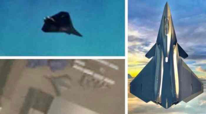 Sosok J-XX 'Tampak' di Udara, Inilah Jet Tempur Generasi Keenam Cina