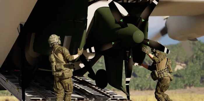 Rapid Deployment Force! Drone Tempur MQ-9B Mojave 'Dibawa' via Kargo C ...