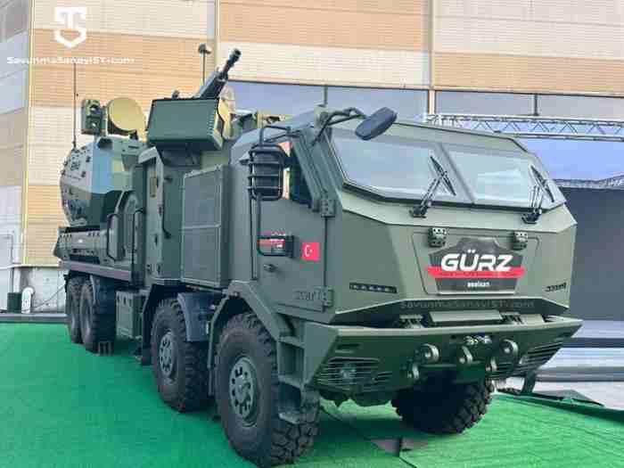 Aselsan Luncurkan Gurz - Sistem 'Hanud Hybrid' Rudal dan Kanon yang ...