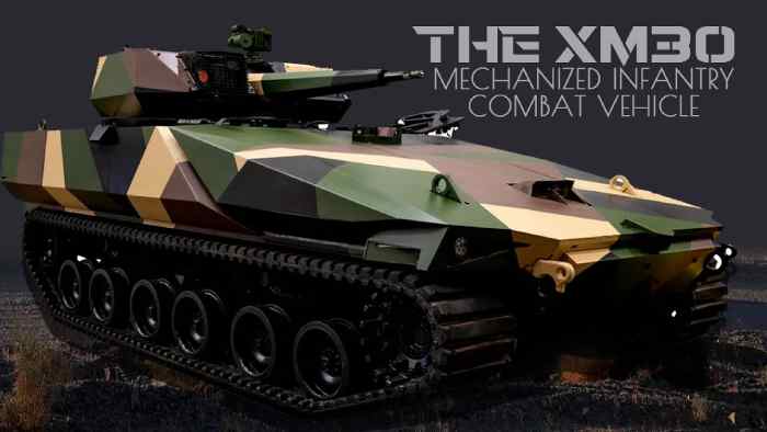 Angkatan Darat AS Rilis Desain XM30 - Infantry Fighting Vehicle Pengganti M2 Bradley