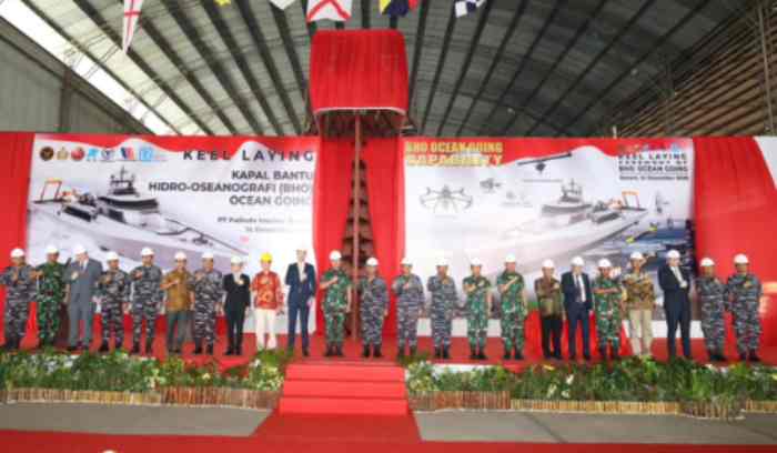 PT Palindo Marine Lakukan First Keel Laying Kapal Hidro-Oseanografi ...