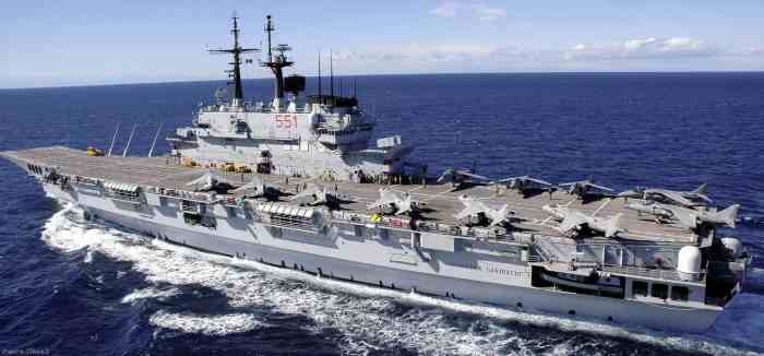 Dikunjungi KSAL, Kapal Induk Italia ITS Giuseppe Garibaldi Akan Segera ...