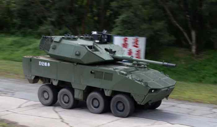 Taiwan Luncurkan D2 8x8 - Panser Fire Support Vehicle dengan Meriam ...