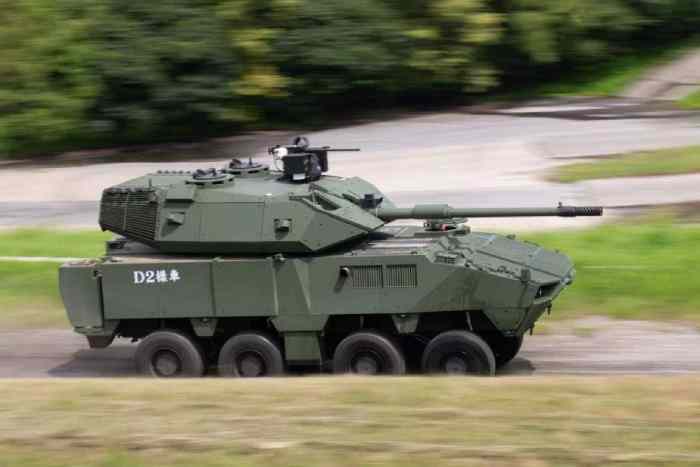 Taiwan Luncurkan D2 8x8 - Panser Fire Support Vehicle dengan Meriam ...